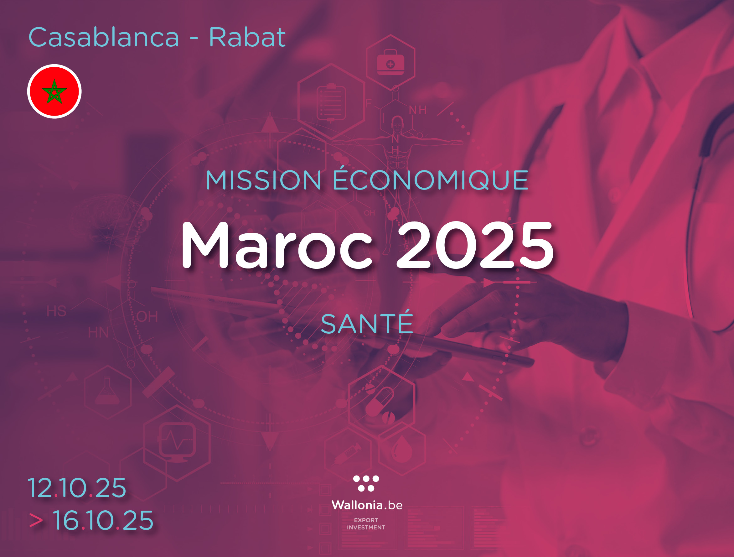 Mission Santé Maroc 2025 - Wallonia.be - Export Investment