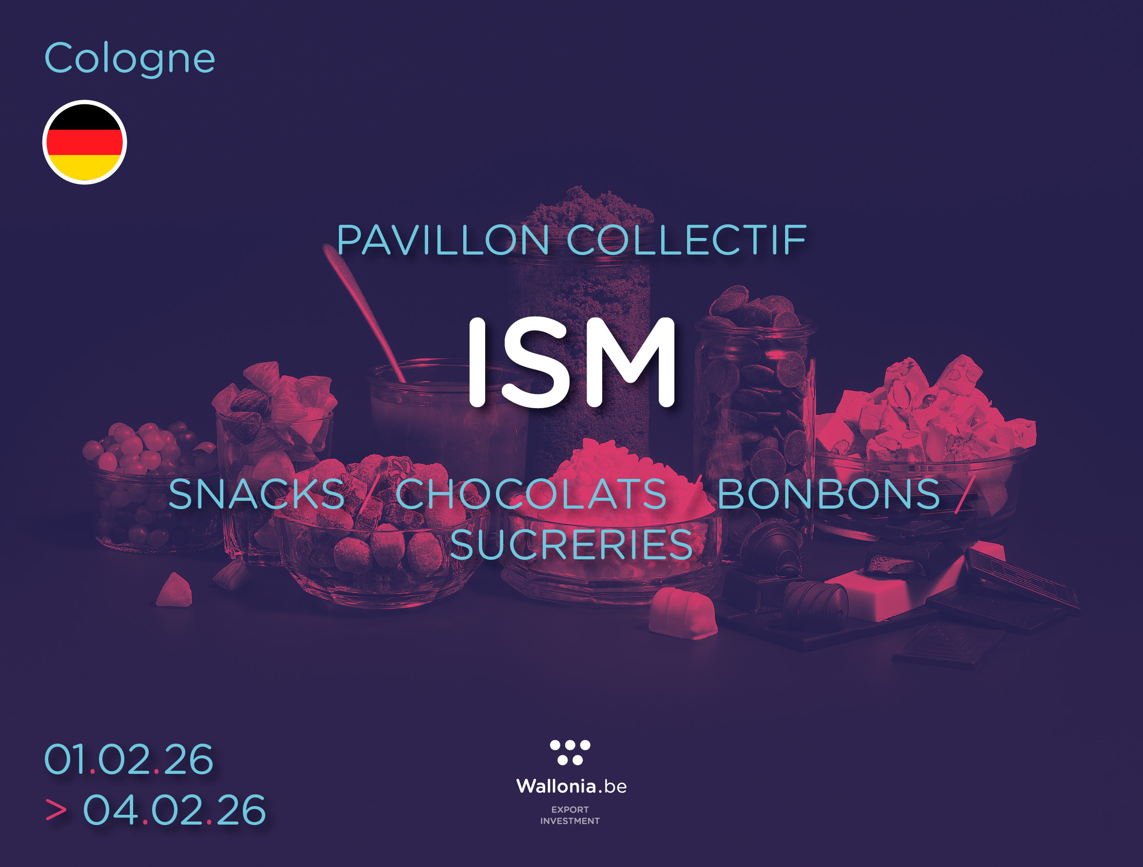 Rejoignez le stand de l'AWEX au salon ISM 2026 ! - Wallonia.be - Export Investment